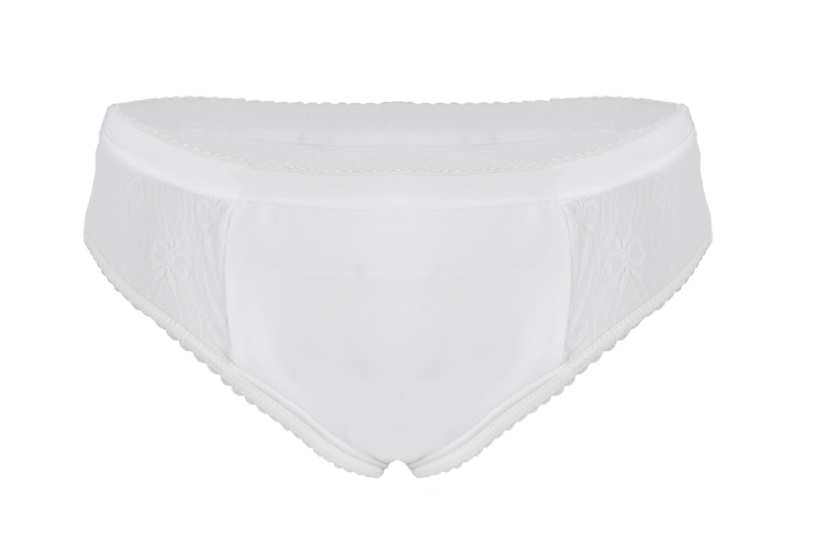 Ladies Inco-Elite Lace High Leg Protection Pant- White (4018W)