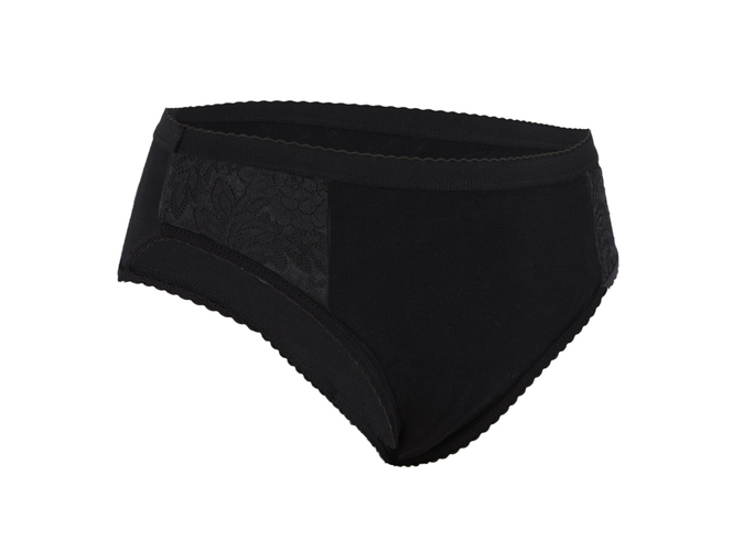 Ladies Inco-Elite Lace High Leg protection Pant- Black (4018B)