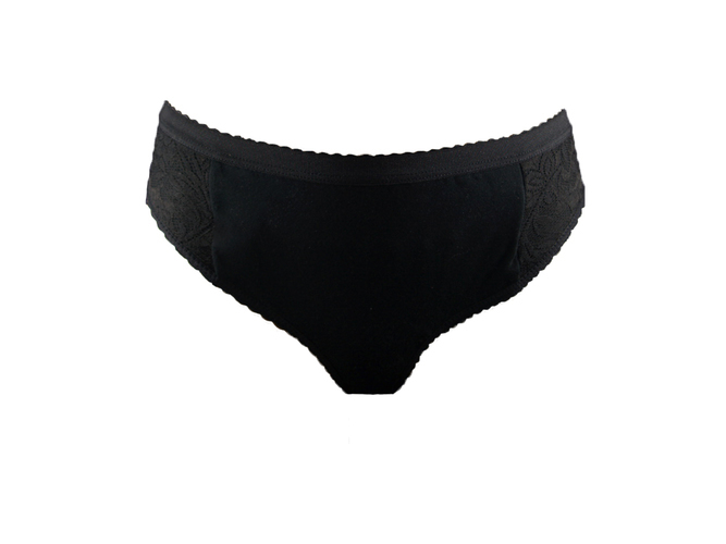 Ladies Inco-Elite Lace High Leg protection Pant- Black (4018B)