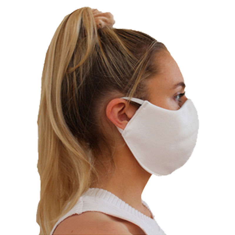 3-Pack Adult Face Masks - White